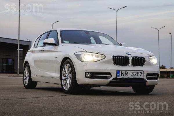 White BMW 116 2013 in Tukums, with an engine capacity of 1.60 L and mileage of 200 thousand km for 5500 €, photo 4 on AUTOMOTO.COM.LV