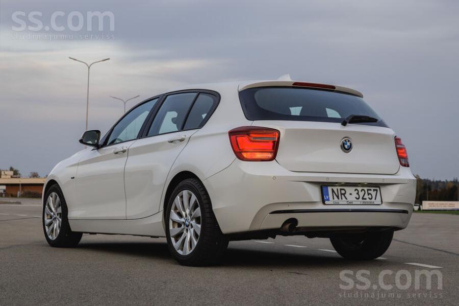 Balts BMW 116 2013 Tukums, ar dzinēja tilpumu 1.60 L un nobraukumu 200 tūkst. km par 5500 €, foto 8 vietnē AUTOMOTO.COM.LV