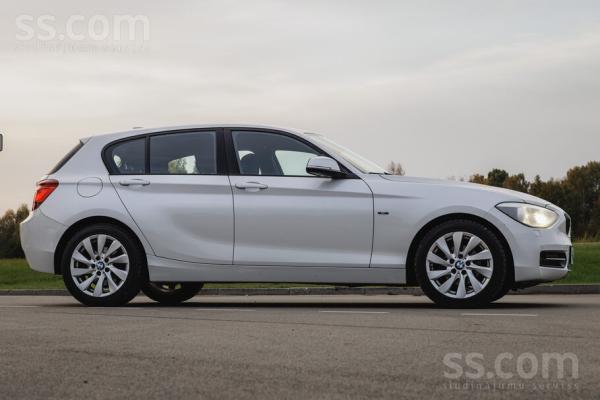 White BMW 116 2013 in Tukums, with an engine capacity of 1.60 L and mileage of 200 thousand km for 5500 €, photo 9 on AUTOMOTO.COM.LV