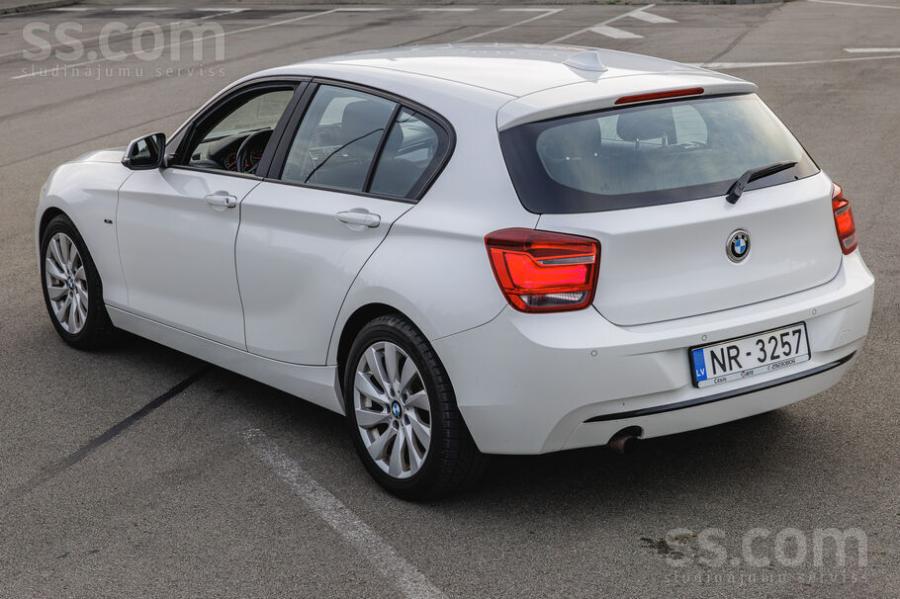 Balts BMW 116 2013 Tukums, ar dzinēja tilpumu 1.60 L un nobraukumu 200 tūkst. km par 5500 €, foto 15 vietnē AUTOMOTO.COM.LV