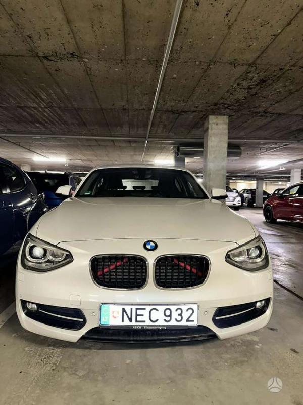 White BMW 116 2014 in Vilnius, with an engine capacity of 2.00 L and mileage of 177 thousand km for 6400 €, photo 9 on AUTOMOTO.COM.LV