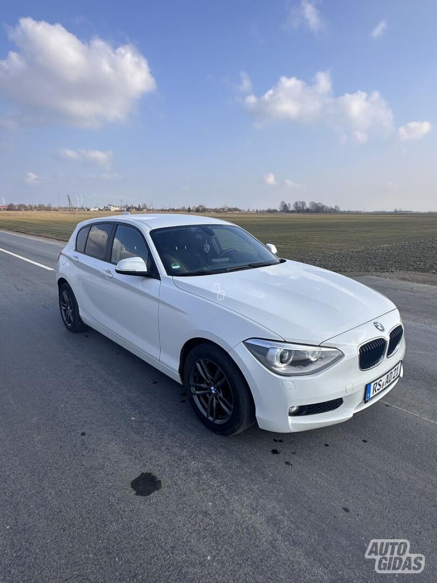 Balts BMW 116 2014 Šakiai, ar dzinēja tilpumu 2.00 L un nobraukumu 230 tūkst. km par 6750 €, foto 1 vietnē AUTOMOTO.COM.LV