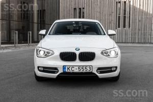 White BMW 116 2014 in Riga, with an engine capacity of 1.60 L and mileage of 174 thousand km for 5950 €, photo 6 on AUTOMOTO.COM.LV