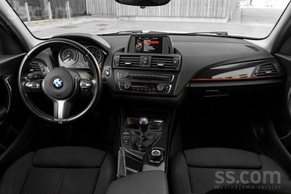 White BMW 116 2014 in Riga, with an engine capacity of 1.60 L and mileage of 174 thousand km for 5950 €, photo 7 on AUTOMOTO.COM.LV