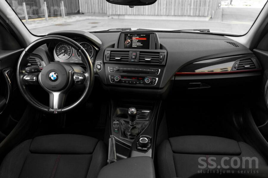 White BMW 116 2014 in Riga, with an engine capacity of 1.60 L and mileage of 174 thousand km for 5950 €, photo 8 on AUTOMOTO.COM.LV