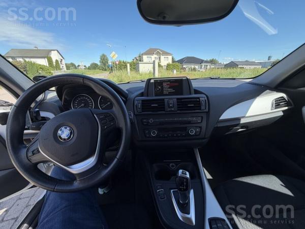 White BMW 116 2014 in Riga, with an engine capacity of 2.00 L and mileage of 123 thousand km for 8250 €, photo 8 on AUTOMOTO.COM.LV