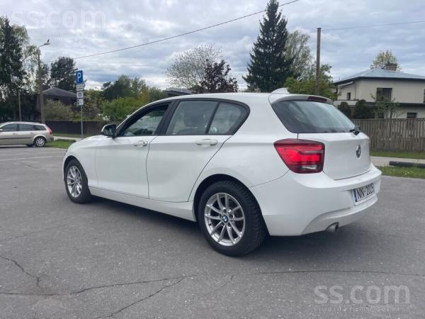 White BMW 116 2014 in Riga, with an engine capacity of 2.00 L and mileage of 0 thousand km for 5300 €, photo 3 on AUTOMOTO.COM.LV