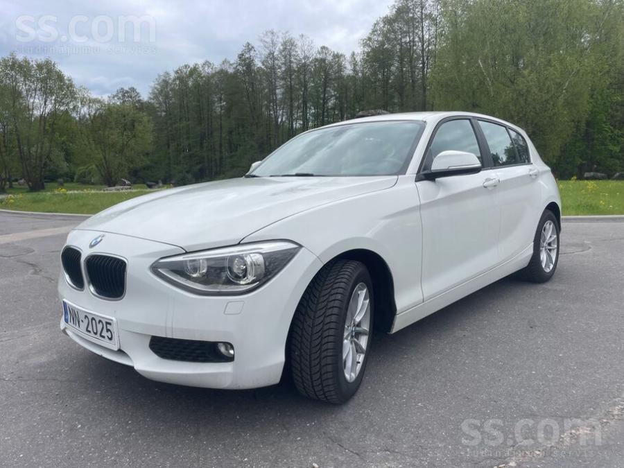 White BMW 116 2014 in Riga, with an engine capacity of 2.00 L and mileage of 0 thousand km for 5300 €, photo 13 on AUTOMOTO.COM.LV