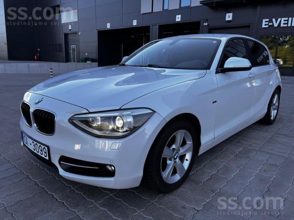 White BMW 116 2014 in Riga, with an engine capacity of 1.60 L and mileage of 175 thousand km for 5900 €, photo 1 on AUTOMOTO.COM.LV