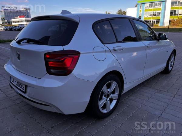 White BMW 116 2014 in Riga, with an engine capacity of 1.60 L and mileage of 175 thousand km for 5900 €, photo 3 on AUTOMOTO.COM.LV