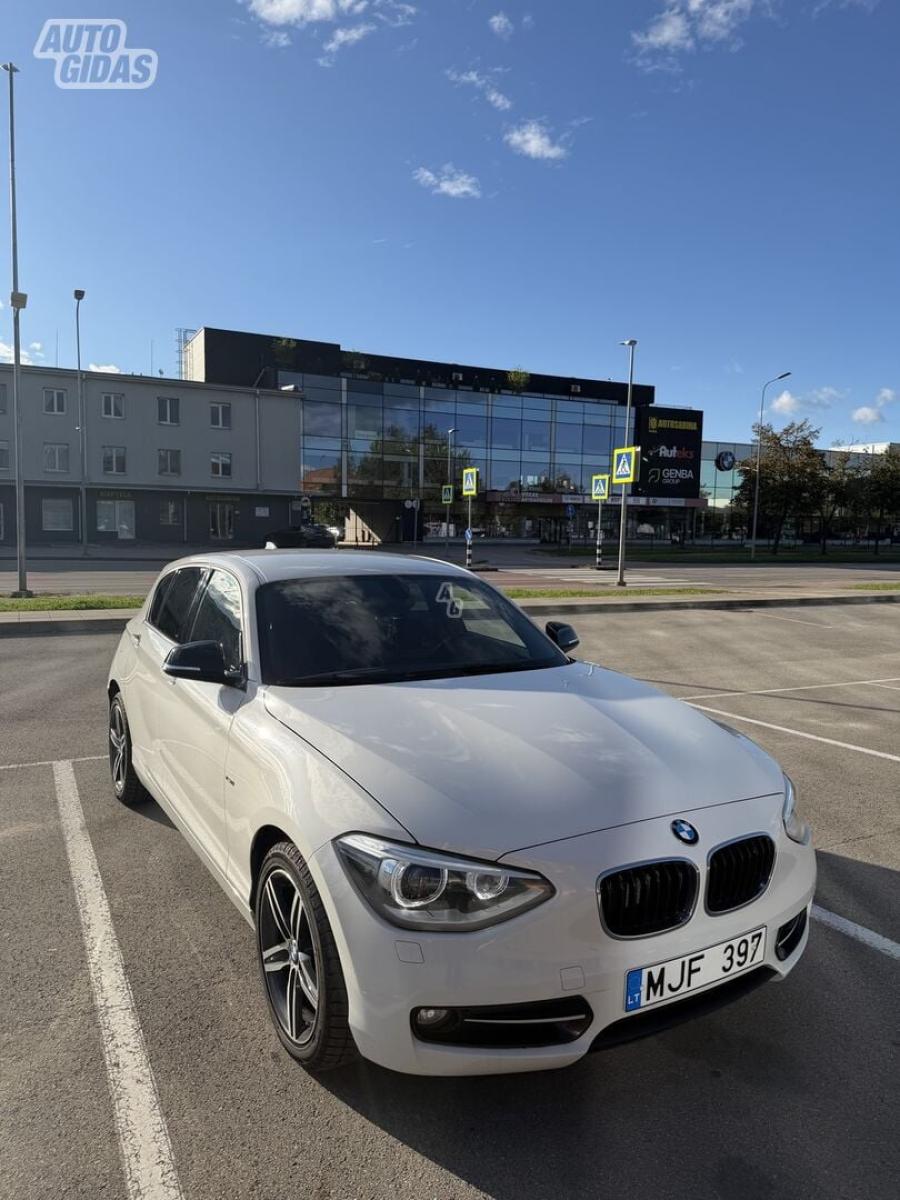 White BMW 116 2014 in Kaunas, with an engine capacity of 1.60 L and mileage of 226 thousand km for 4900 €, photo 3 on AUTOMOTO.COM.LV