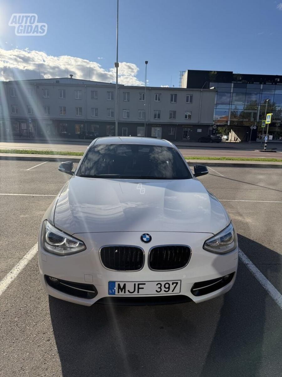 White BMW 116 2014 in Kaunas, with an engine capacity of 1.60 L and mileage of 226 thousand km for 4900 €, photo 4 on AUTOMOTO.COM.LV