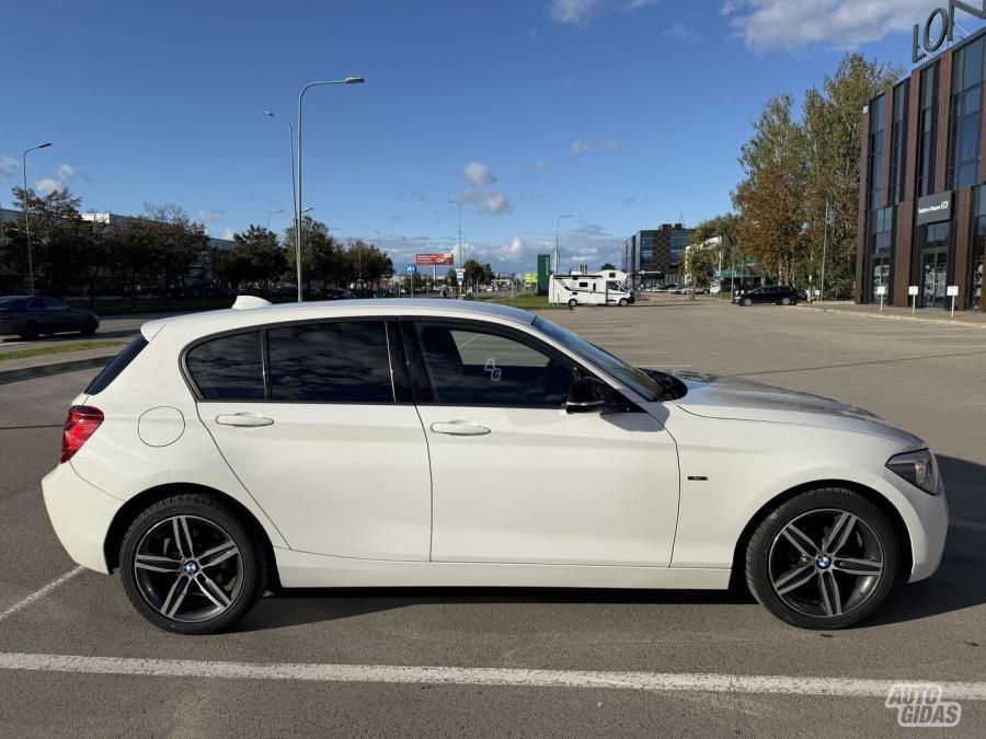 White BMW 116 2014 in Kaunas, with an engine capacity of 1.60 L and mileage of 226 thousand km for 4900 €, photo 5 on AUTOMOTO.COM.LV