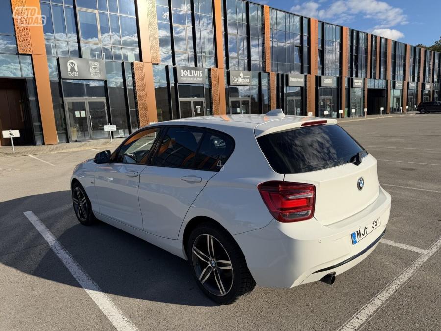 White BMW 116 2014 in Kaunas, with an engine capacity of 1.60 L and mileage of 226 thousand km for 4900 €, photo 7 on AUTOMOTO.COM.LV