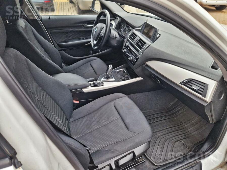White BMW 116 2015 in Riga, with an engine capacity of 1.50 L and mileage of 220 thousand km for 8990 €, photo 11 on AUTOMOTO.COM.LV