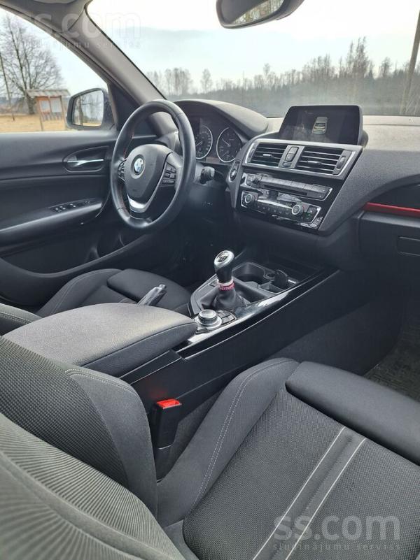 White BMW 116 2015 in Riga, with an engine capacity of 1.50 L and mileage of 170 thousand km for 7995 €, photo 7 on AUTOMOTO.COM.LV