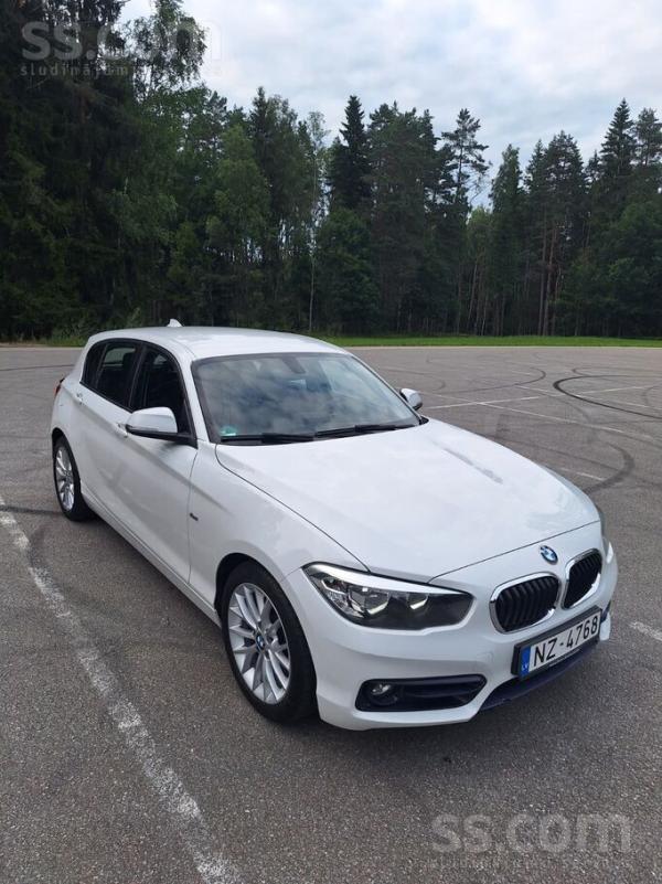 White BMW 116 2015 in Riga, with an engine capacity of 1.50 L and mileage of 174 thousand km for 7995 €, photo 1 on AUTOMOTO.COM.LV