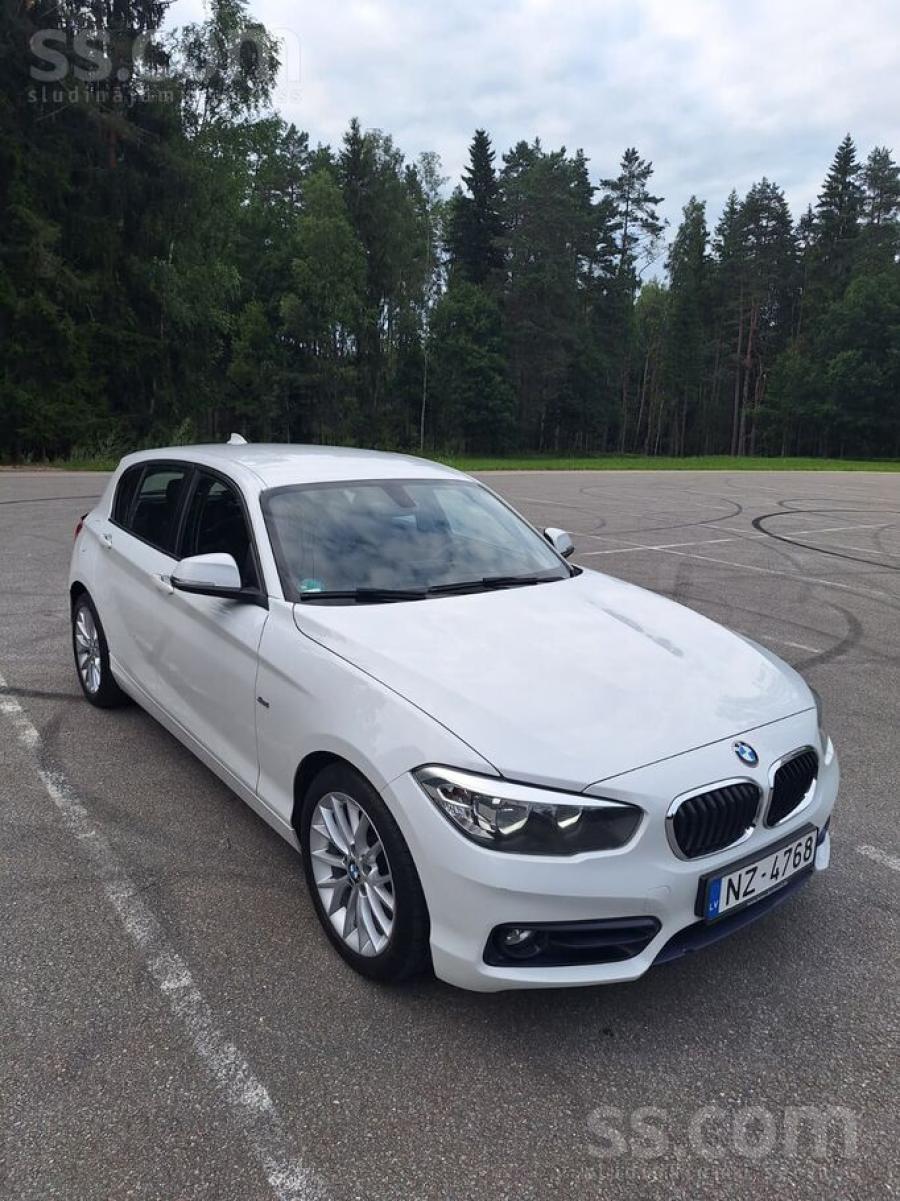 White BMW 116 2015 in Riga, with an engine capacity of 1.50 L and mileage of 174 thousand km for 7995 €, photo 1 on AUTOMOTO.COM.LV