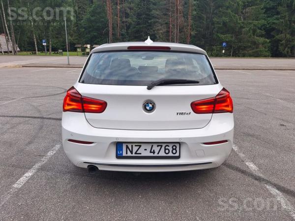 White BMW 116 2015 in Riga, with an engine capacity of 1.50 L and mileage of 174 thousand km for 7995 €, photo 7 on AUTOMOTO.COM.LV