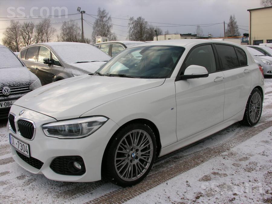 White BMW 116 2016 in Riga, with an engine capacity of 1.50 L and mileage of 225 thousand km for 10200 €, photo 1 on AUTOMOTO.COM.LV