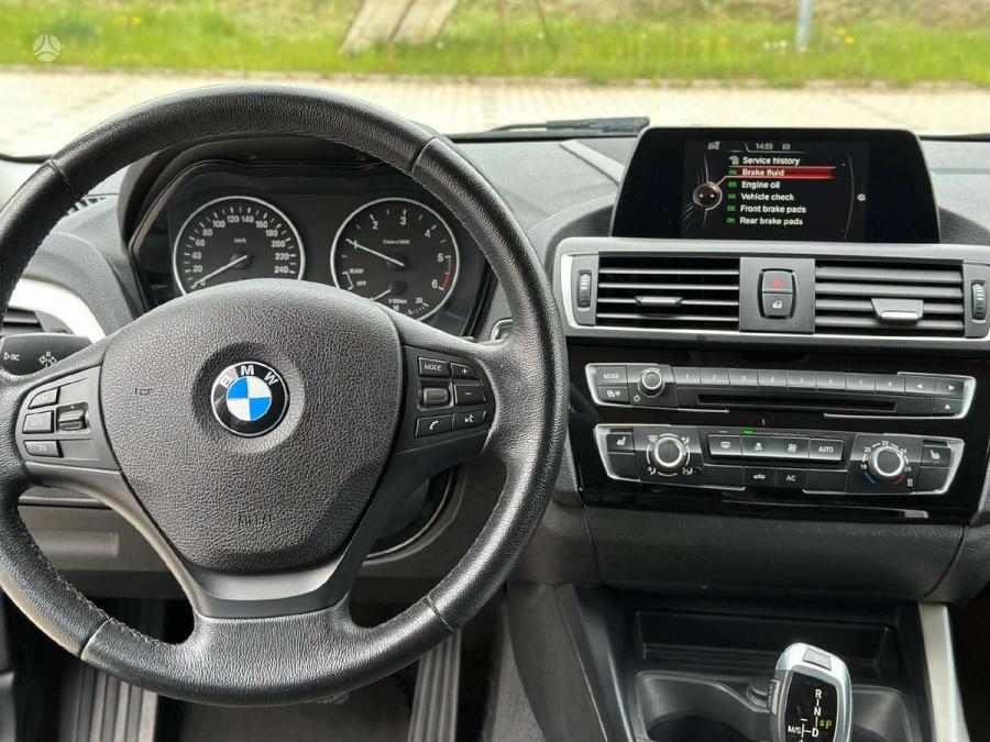 White BMW 116 2016 in Kaunas, with an engine capacity of 1.50 L and mileage of 220 thousand km for 7900 €, photo 11 on AUTOMOTO.COM.LV