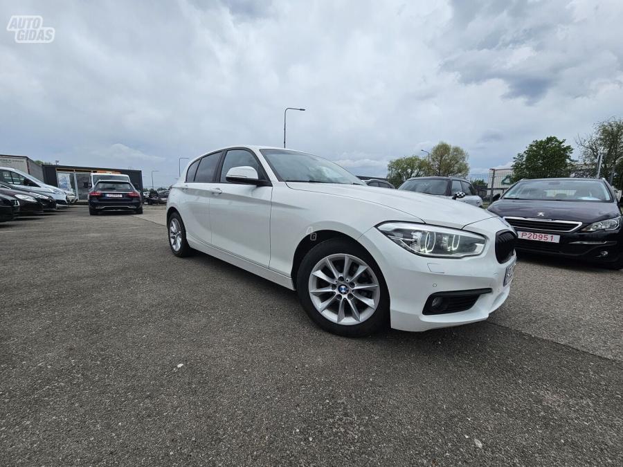 White BMW 116 2016 in Kaunas, with an engine capacity of 1.50 L and mileage of 155 thousand km for 8350 €, photo 1 on AUTOMOTO.COM.LV