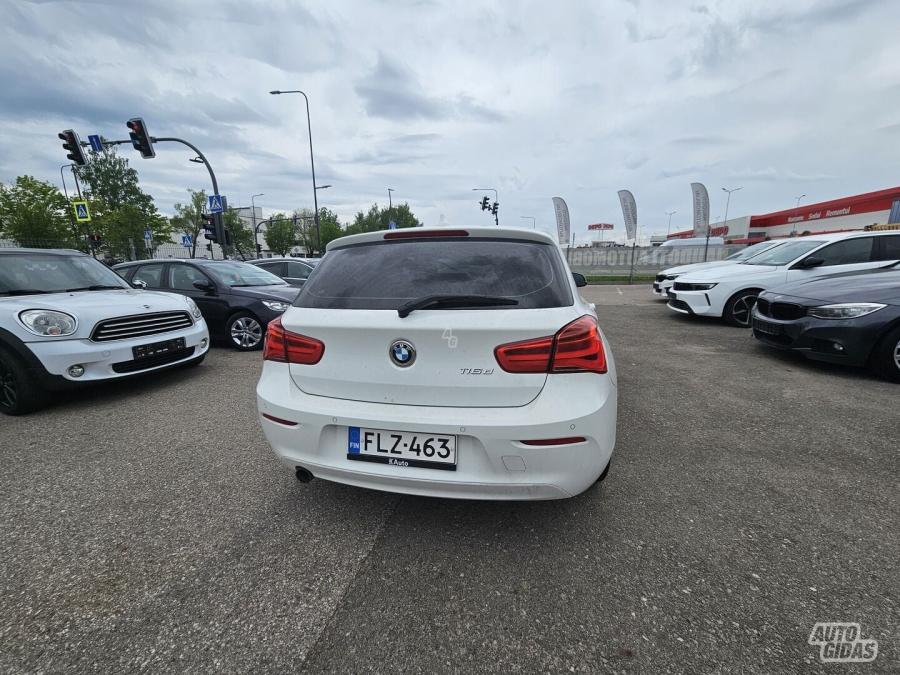 White BMW 116 2016 in Kaunas, with an engine capacity of 1.50 L and mileage of 155 thousand km for 8350 €, photo 8 on AUTOMOTO.COM.LV