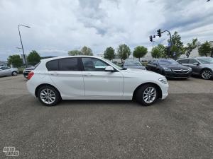 White BMW 116 2016 in Kaunas, with an engine capacity of 1.50 L and mileage of 155 thousand km for 8350 €, photo 10 on AUTOMOTO.COM.LV