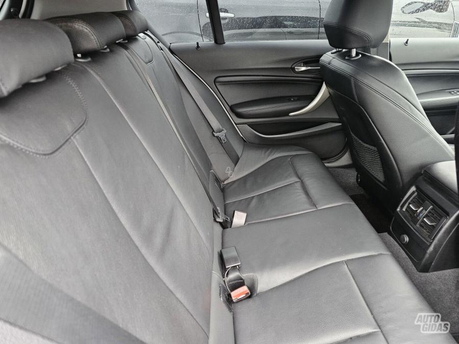 White BMW 116 2016 in Kaunas, with an engine capacity of 1.50 L and mileage of 155 thousand km for 8350 €, photo 14 on AUTOMOTO.COM.LV