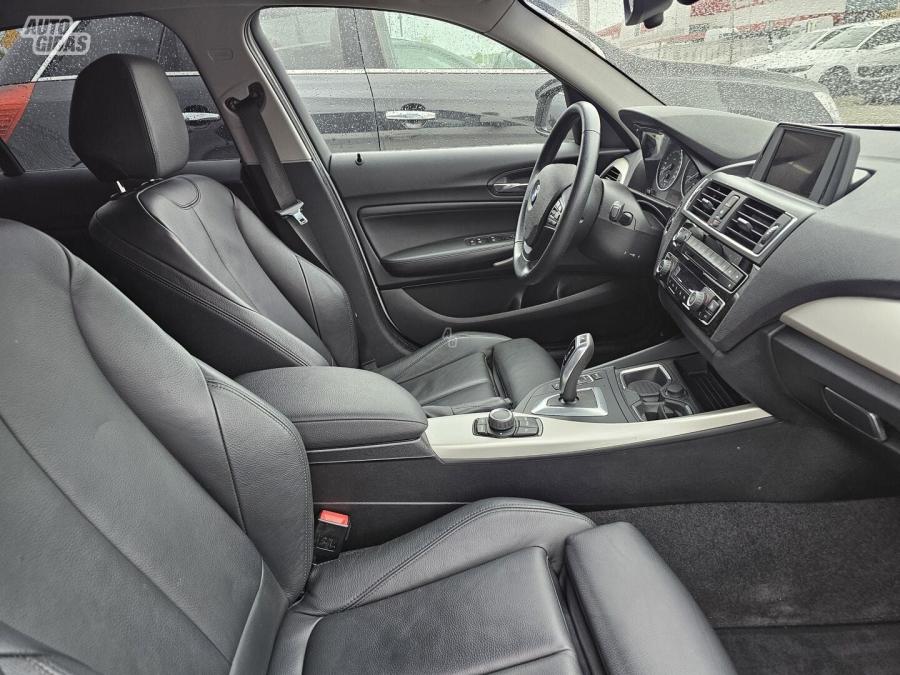 White BMW 116 2016 in Kaunas, with an engine capacity of 1.50 L and mileage of 155 thousand km for 8350 €, photo 15 on AUTOMOTO.COM.LV