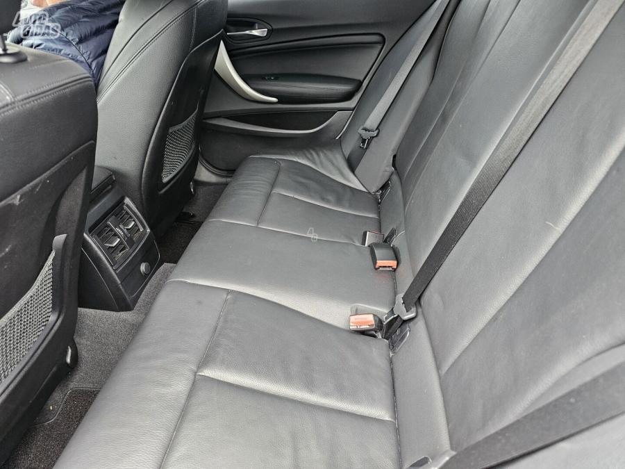 White BMW 116 2016 in Kaunas, with an engine capacity of 1.50 L and mileage of 155 thousand km for 8350 €, photo 16 on AUTOMOTO.COM.LV