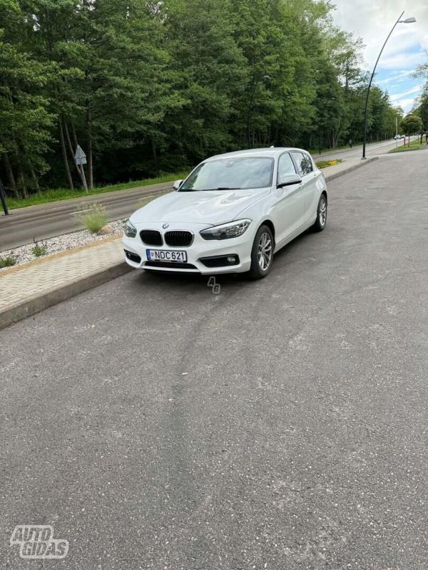 White BMW 116 2017 in Palanga, with an engine capacity of 1.50 L and mileage of 155 thousand km for 12000 €, photo 1 on AUTOMOTO.COM.LV