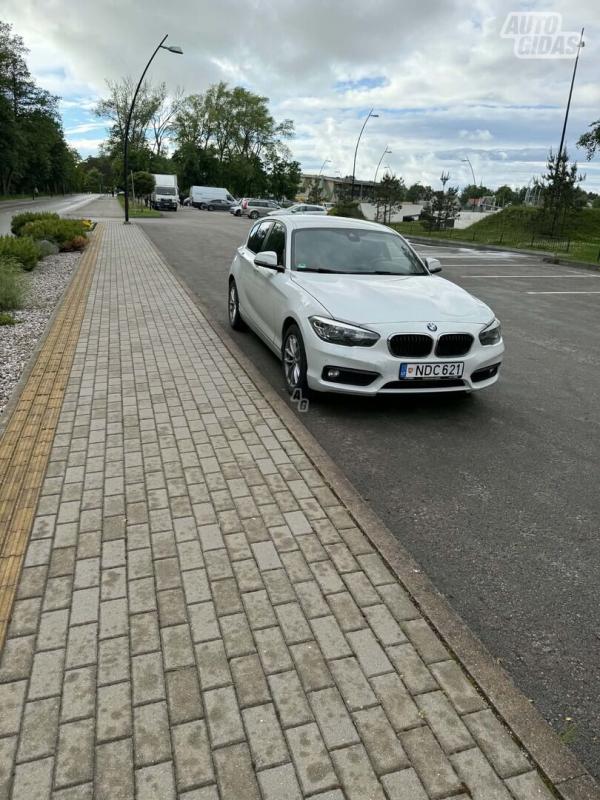 White BMW 116 2017 in Palanga, with an engine capacity of 1.50 L and mileage of 155 thousand km for 12000 €, photo 6 on AUTOMOTO.COM.LV