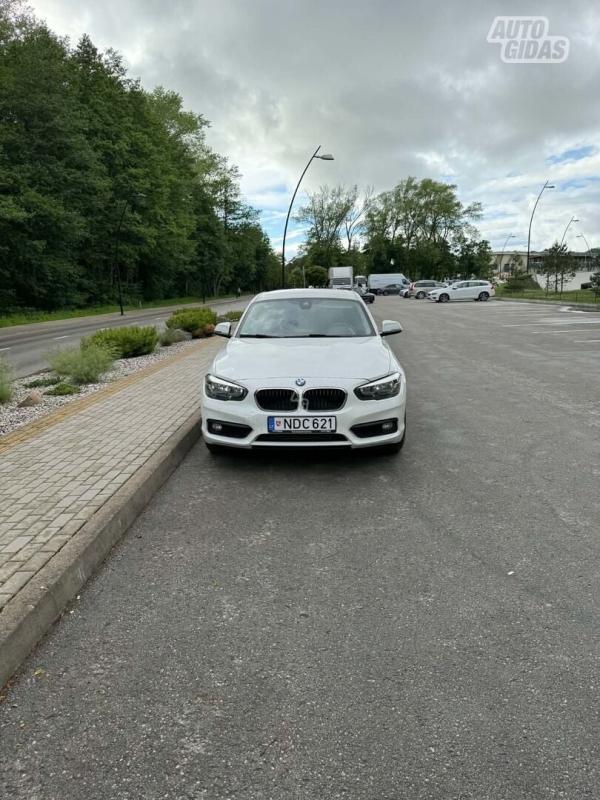 White BMW 116 2017 in Palanga, with an engine capacity of 1.50 L and mileage of 155 thousand km for 12000 €, photo 7 on AUTOMOTO.COM.LV