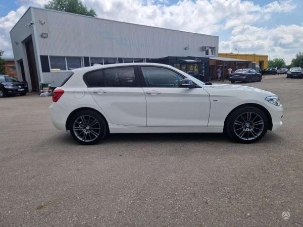 White BMW 116 2017 in Ukmerge, with an engine capacity of 1.50 L and mileage of 220 thousand km for 6550 €, photo 5 on AUTOMOTO.COM.LV
