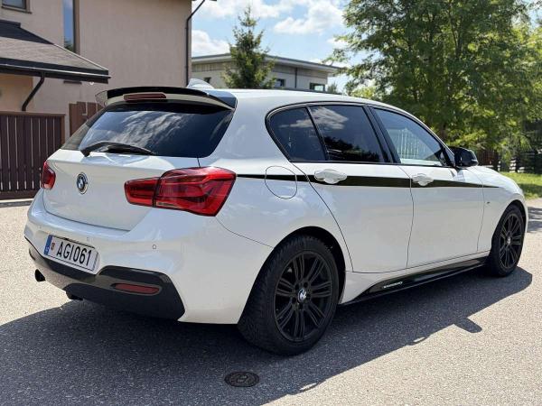 White BMW 116 2017 in Vilnius, with an engine capacity of 2.00 L and mileage of 275 thousand km for 6999 €, photo 4 on AUTOMOTO.COM.LV