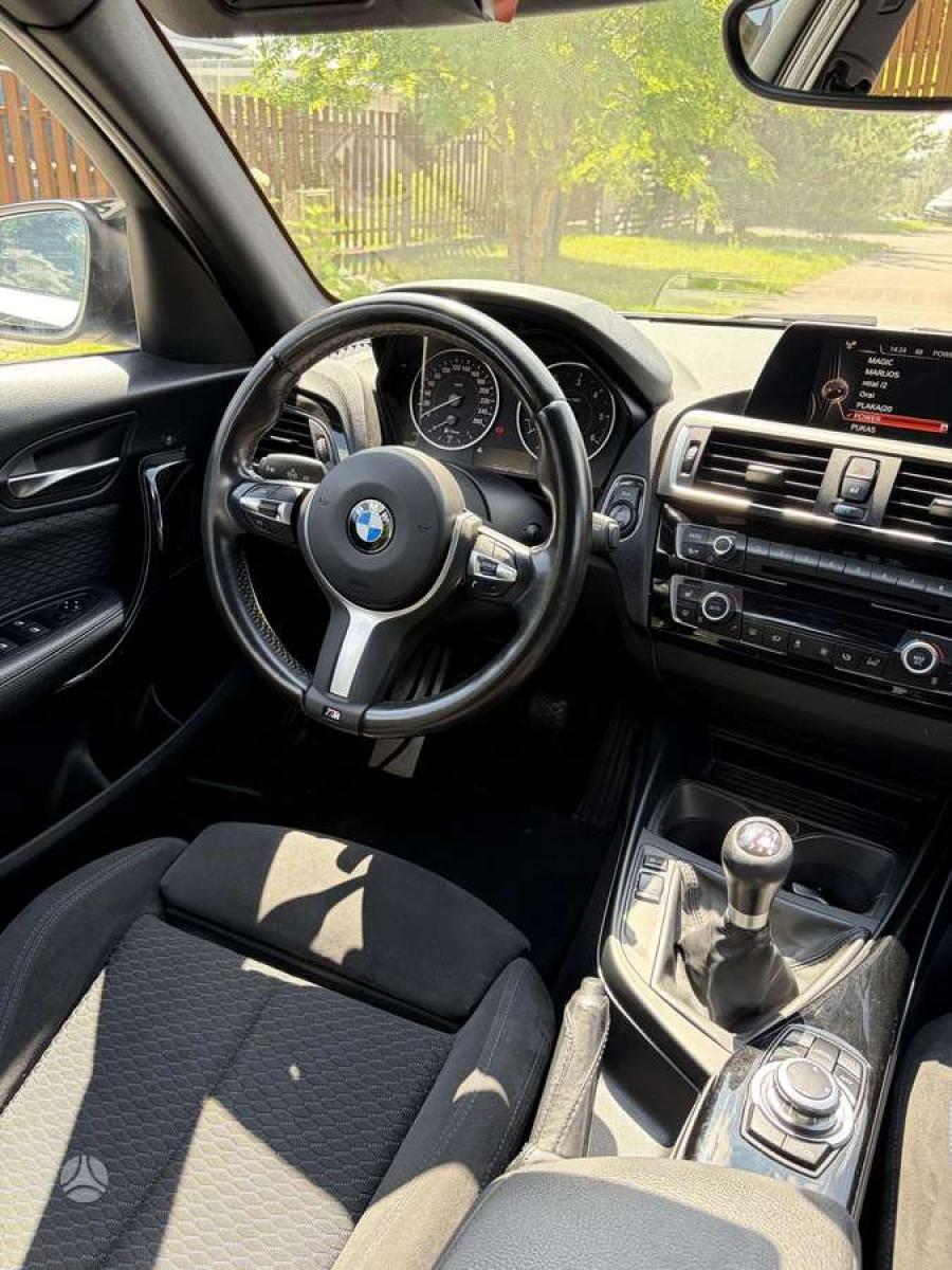 Balts BMW 116 2017 Viļņa, ar dzinēja tilpumu 1.60 L un nobraukumu 265 tūkst. km par 6600 €, foto 15 vietnē AUTOMOTO.COM.LV