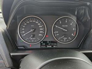 White BMW 116 2017 in Ukmerge, with an engine capacity of 1.50 L and mileage of 215 thousand km for 5950 €, photo 5 on AUTOMOTO.COM.LV
