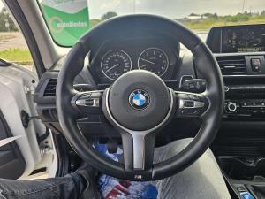 White BMW 116 2017 in Ukmerge, with an engine capacity of 1.50 L and mileage of 215 thousand km for 5950 €, photo 6 on AUTOMOTO.COM.LV