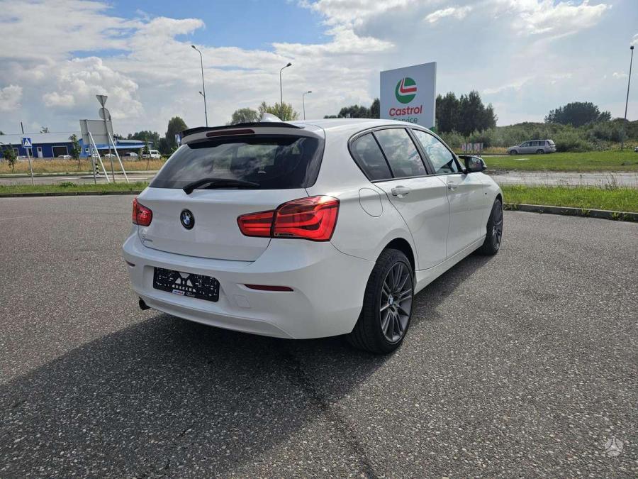 White BMW 116 2017 in Ukmerge, with an engine capacity of 1.50 L and mileage of 215 thousand km for 5950 €, photo 13 on AUTOMOTO.COM.LV