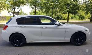White BMW 116 2018 in Siauliai, with an engine capacity of 1.50 L and mileage of 280 thousand km for 8500 €, photo 6 on AUTOMOTO.COM.LV