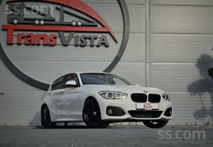 White BMW 116 2019 in Telschi, with an engine capacity of 1.50 L and mileage of 105 thousand km for 14599 €, photo  on AUTOMOTO.COM.LV