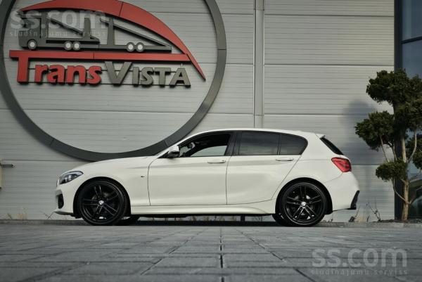 White BMW 116 2019 in Telschi, with an engine capacity of 1.50 L and mileage of 105 thousand km for 14599 €, photo 5 on AUTOMOTO.COM.LV
