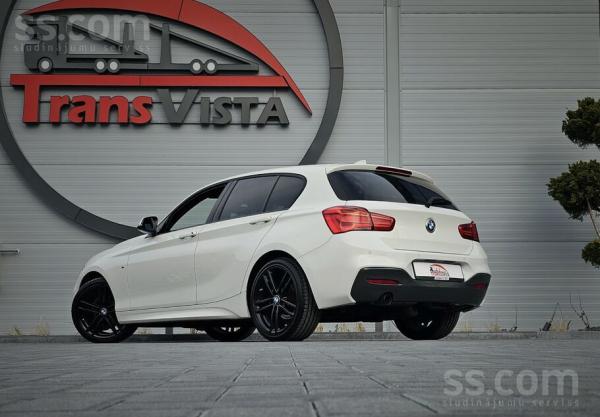 White BMW 116 2019 in Telschi, with an engine capacity of 1.50 L and mileage of 105 thousand km for 14599 €, photo 6 on AUTOMOTO.COM.LV