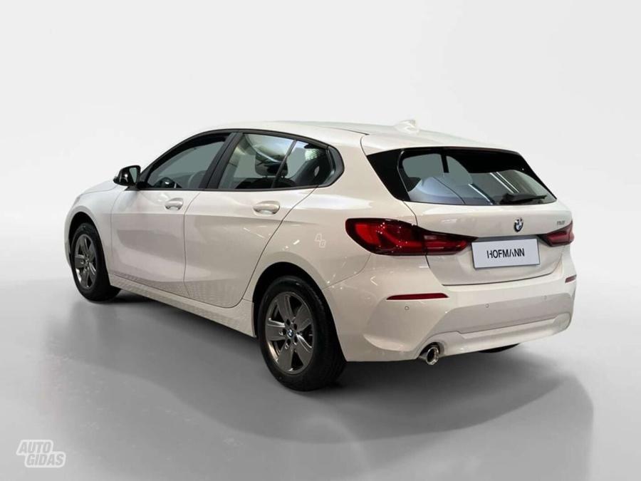 White BMW 116 2024 in Kaunas, with an engine capacity of 1.50 L and mileage of 15 thousand km for 23743 €, photo 5 on AUTOMOTO.COM.LV