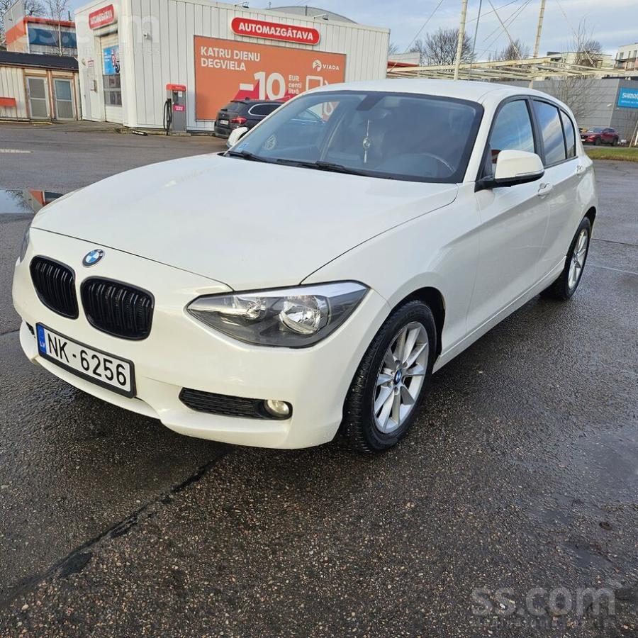 White BMW 116 2014 in Riga, with an engine capacity of 2.00 L and mileage of 340 thousand km for 6200 €, photo 2 on AUTOMOTO.COM.LV