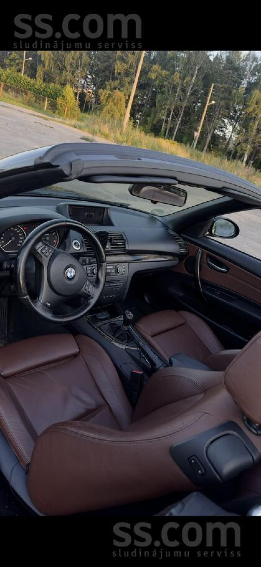 Black BMW 118 2009 in Riga, with an engine capacity of 2.00 L and mileage of 237 thousand km for 7950 €, photo 15 on AUTOMOTO.COM.LV