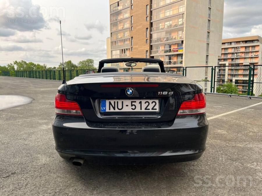 Черный БМВ 118 2010 в Рига, объемом двигателя 1.80 л и пробегом 210 тыс. км за 5990 €, фото 6 на AUTOMOTO.COM.LV