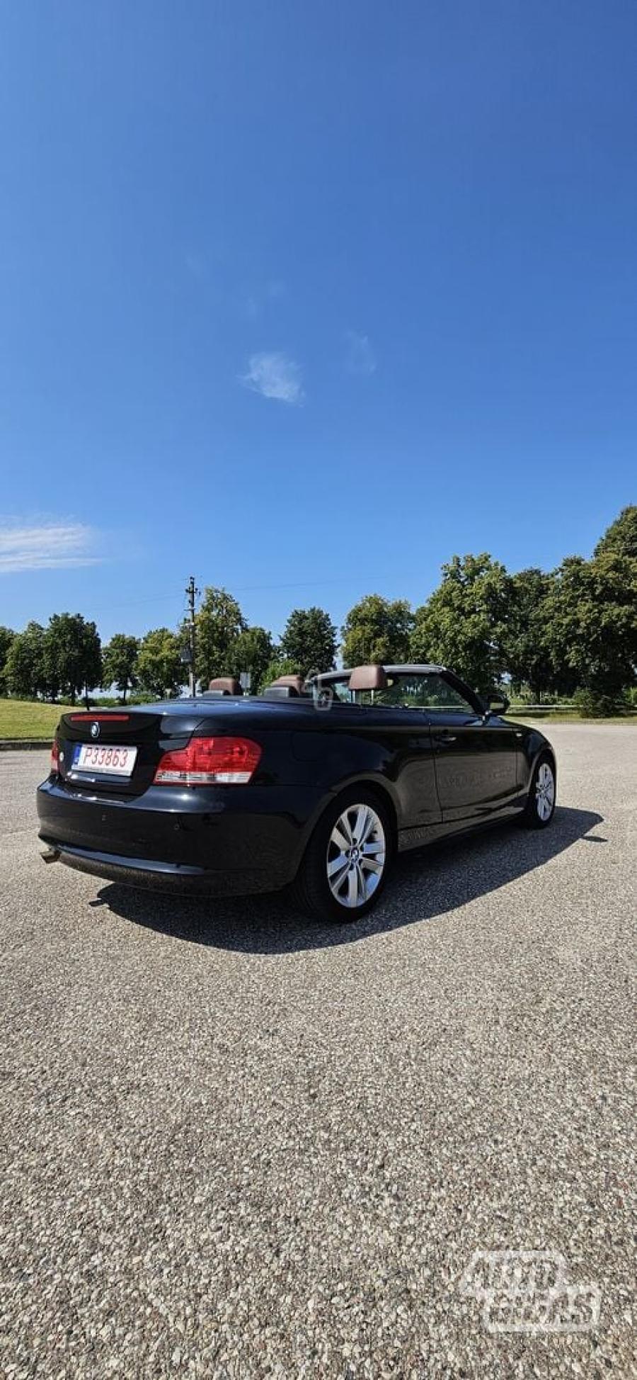 Black BMW 118 2010 in Vilnius, with an engine capacity of 2.00 L and mileage of 171 thousand km for 6790 €, photo 9 on AUTOMOTO.COM.LV