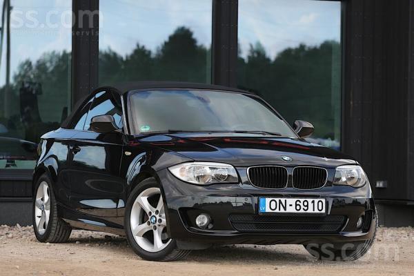 Black BMW 118 2011 in Tukums, with an engine capacity of 2.00 L and mileage of 220 thousand km for 6990 €, photo 1 on AUTOMOTO.COM.LV